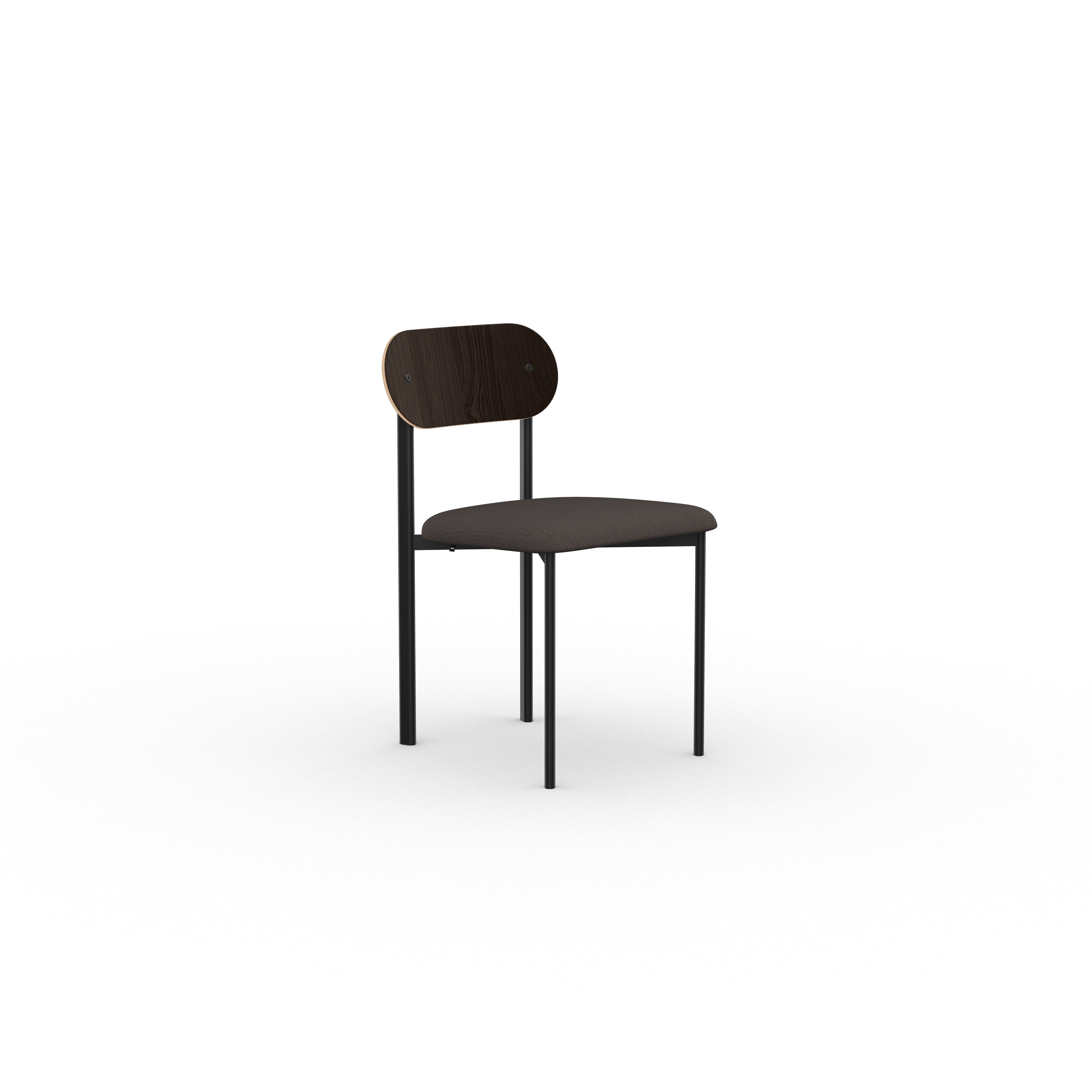 Oblique Dining Chair zwart steelcuttrio3 176