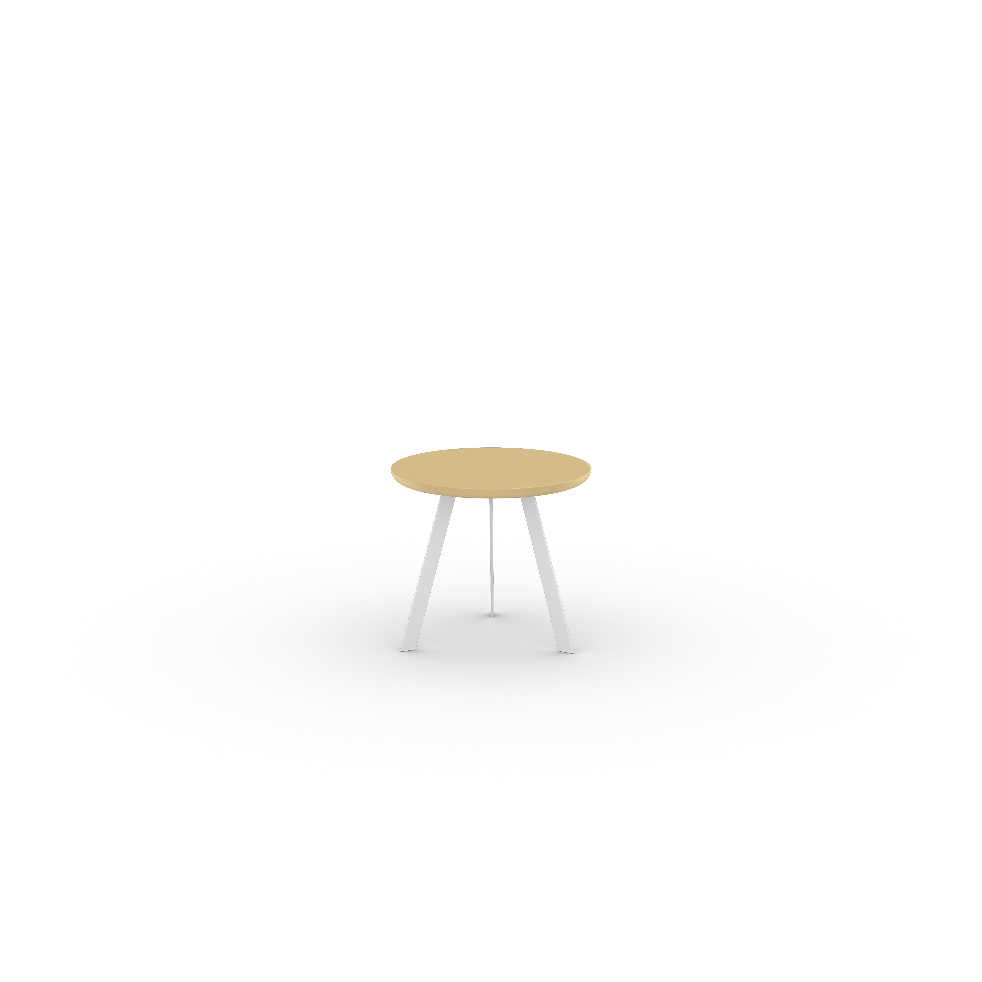 New Co Coffee Table 50 Rond wit HPL Unilin Summer wheat (U820) rond ...