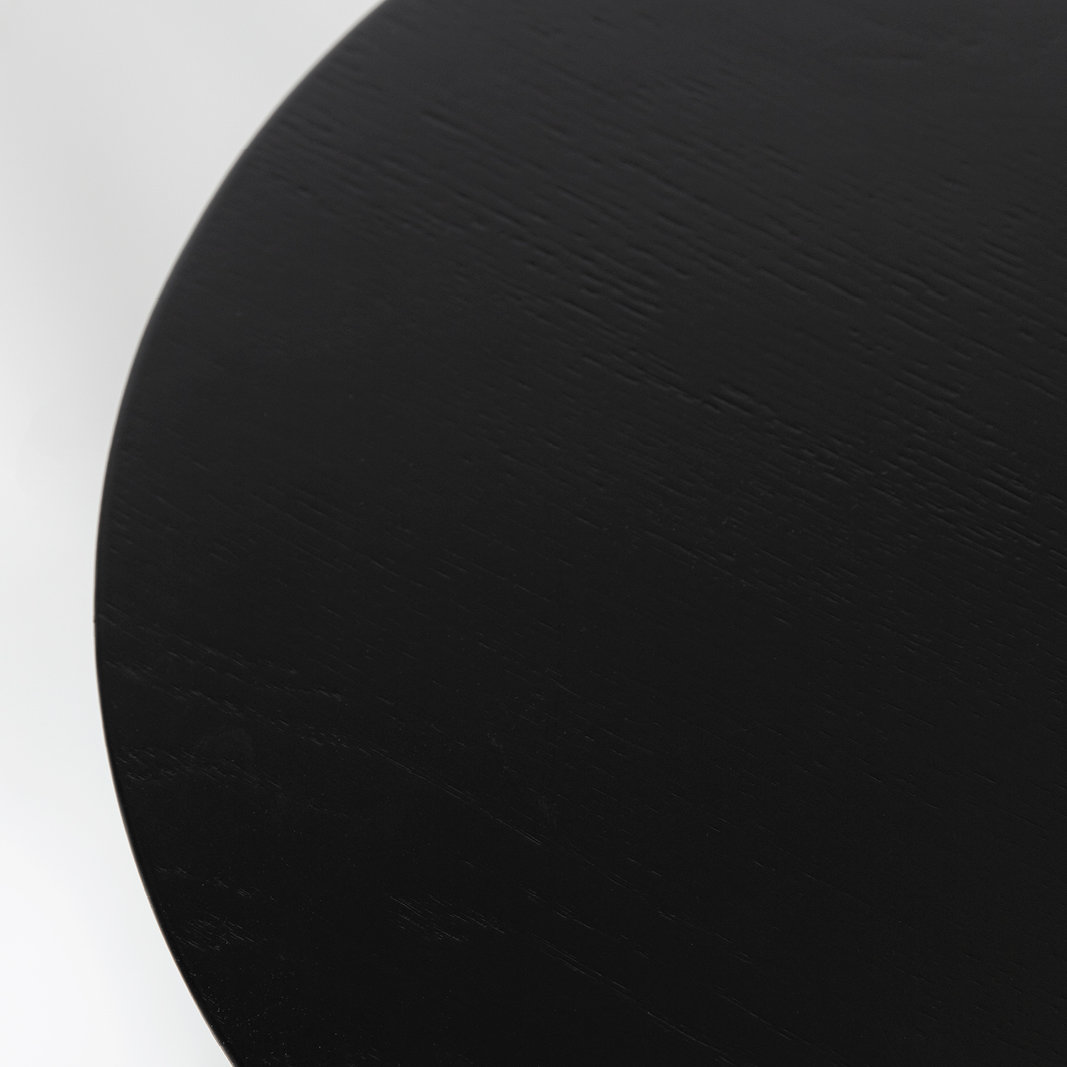 Butterfly Quadpod Coffee Table Black Oak hardwax oil natural light 3041 ...